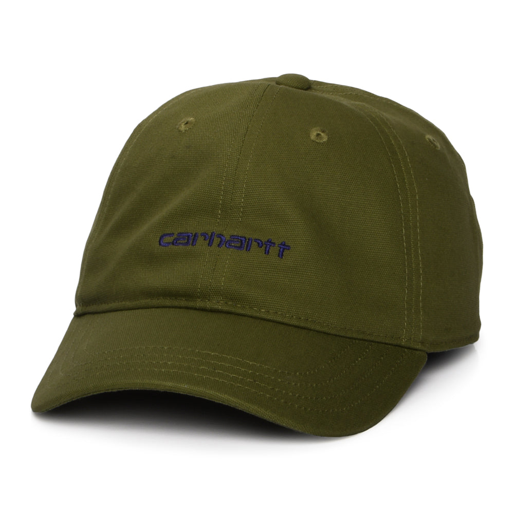 Gorra de béisbol Script de lienzo de algodón de Carhartt WIP - Verde O ...