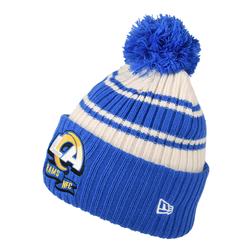 Gorro con pompón NFL Sideline Sport Knit Los Angeles Rams de New Era ...