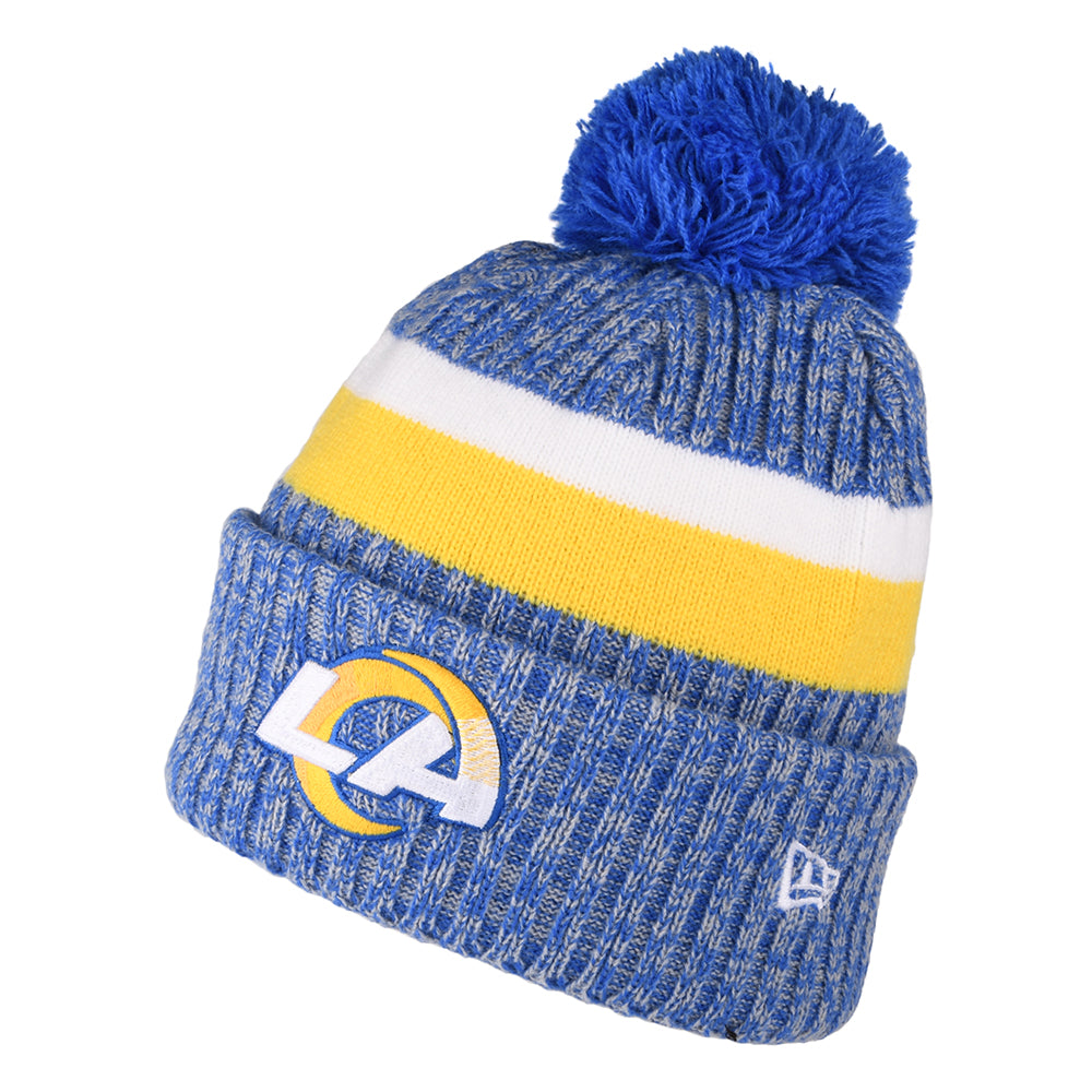 Gorro con pompón NFL Sideline Sport Knit Los Angeles Rams de New Era ...